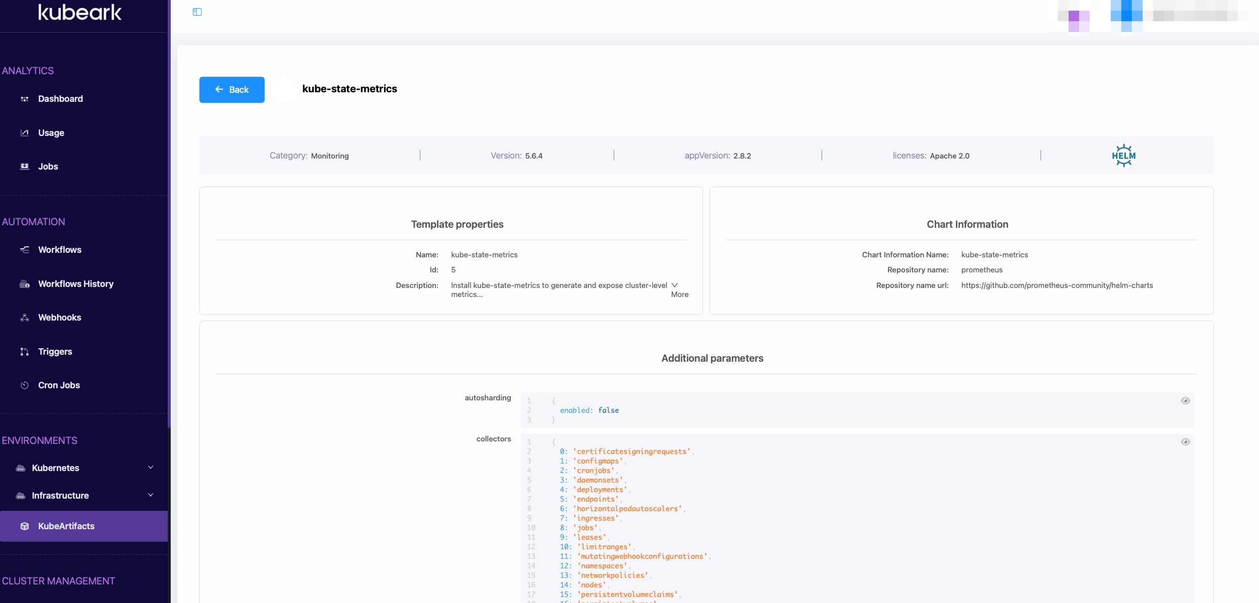 KubeArtifacts - Kubeark