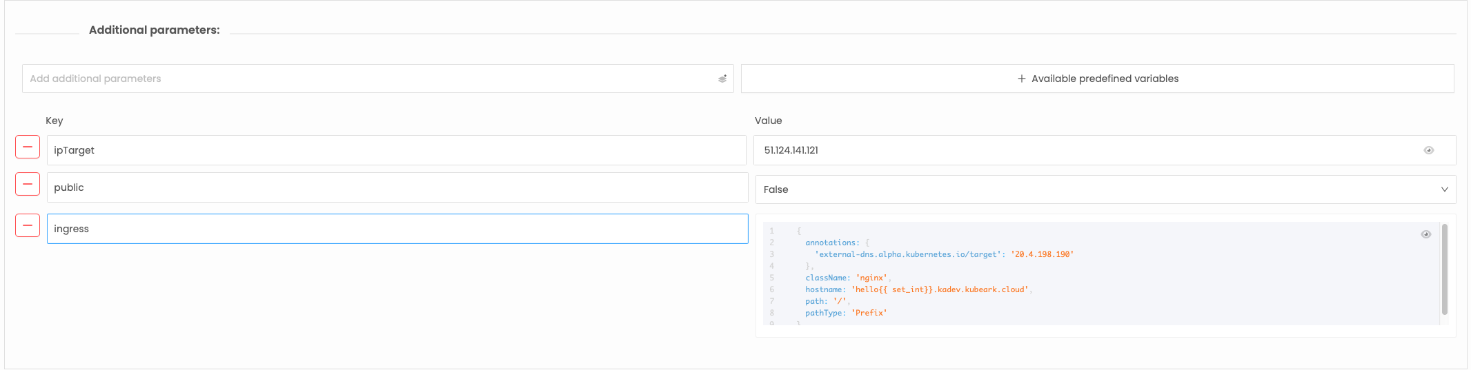 Template Versioning - Kubeark