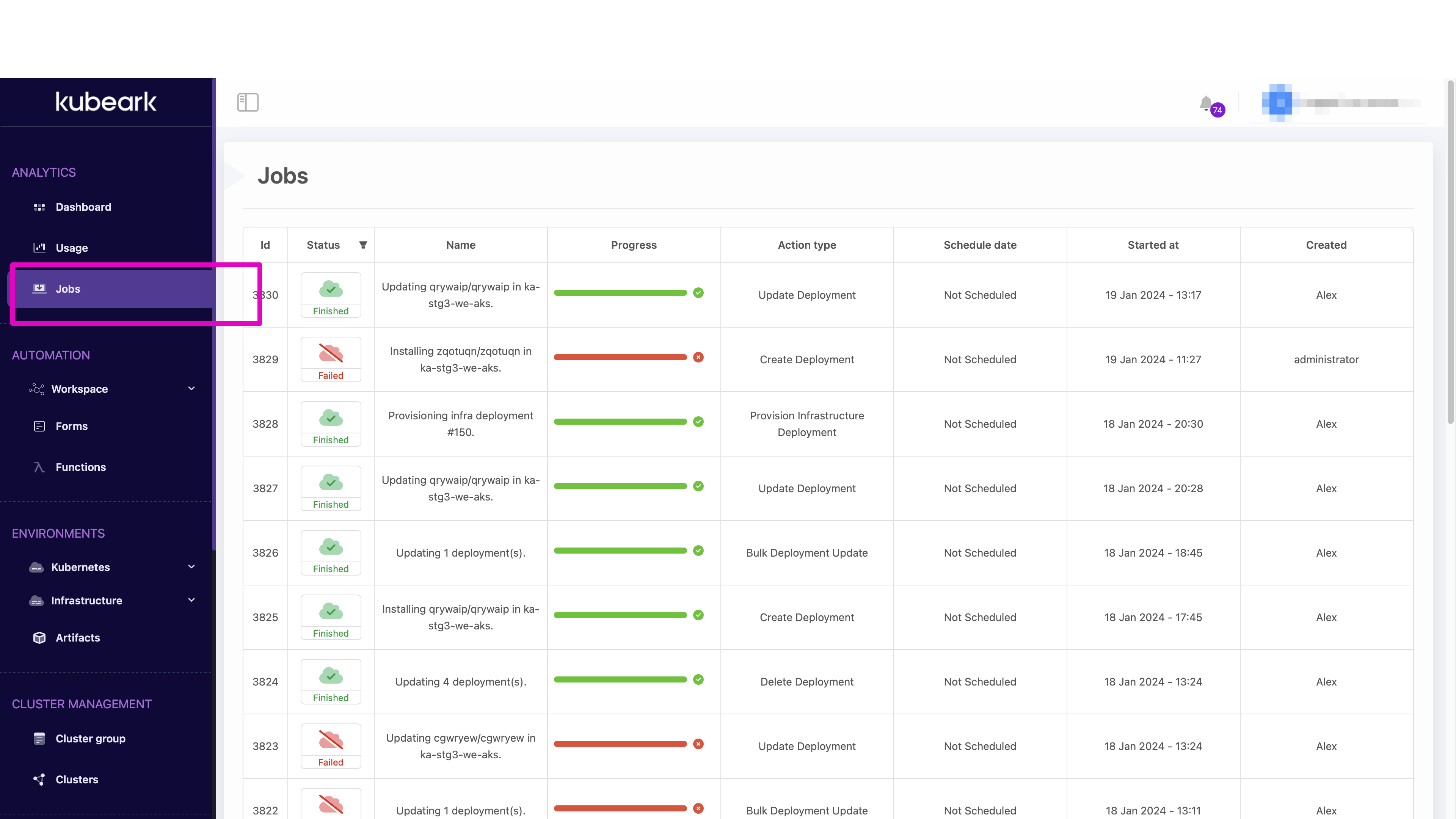 Jobs - Kubeark