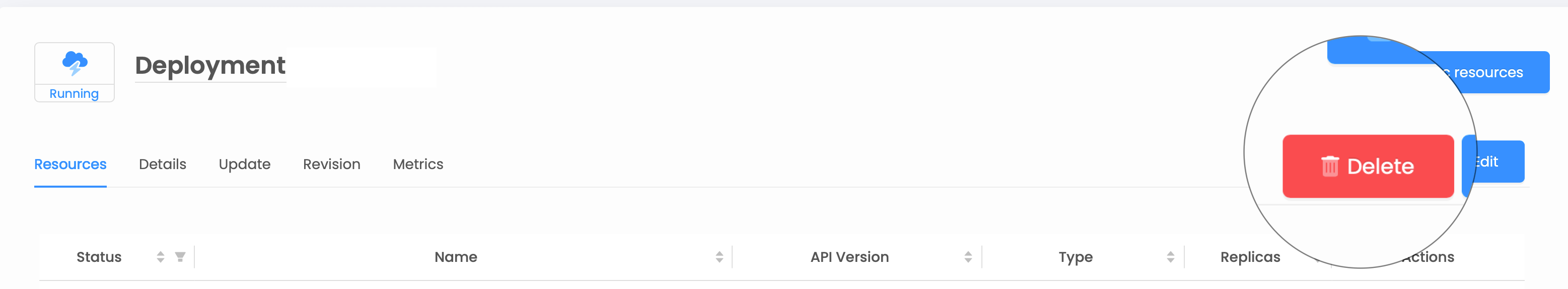 Deleting a Deployment - Kubeark