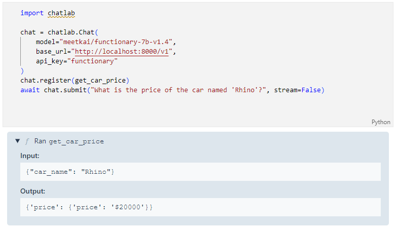 Automatic Tool Execution - MeetKai
