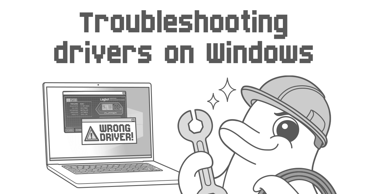 Troubleshooting drivers on Windows - Flipper Zero - Documentation