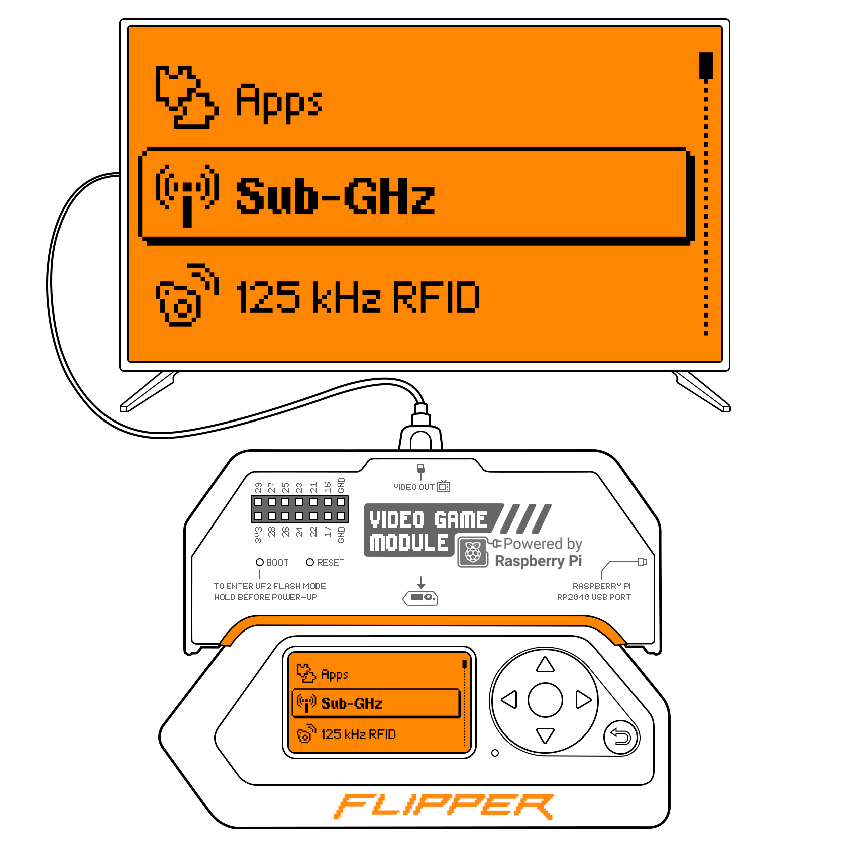 Video Game Module - Flipper Zero - Documentation