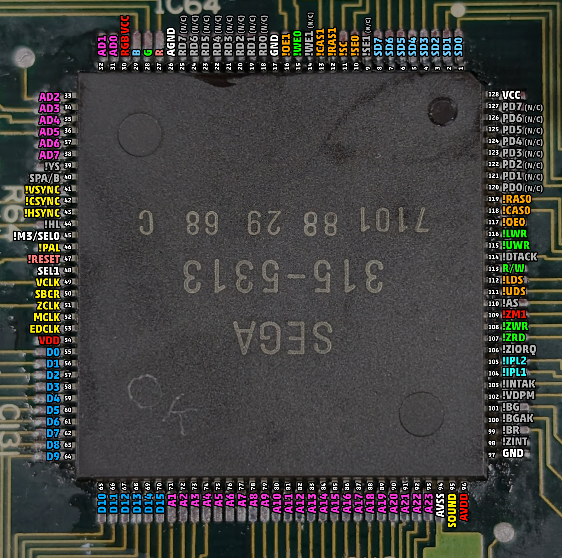 Mega Drive Circuit (Sega Mega-Tech) - RetroSix Wiki