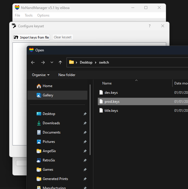 RCM Replace eMMC (Nintendo Switch) - RetroSix Wiki