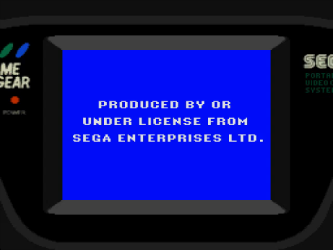TMSS Blue Splash Screen (Game Gear) - RetroSix Wiki