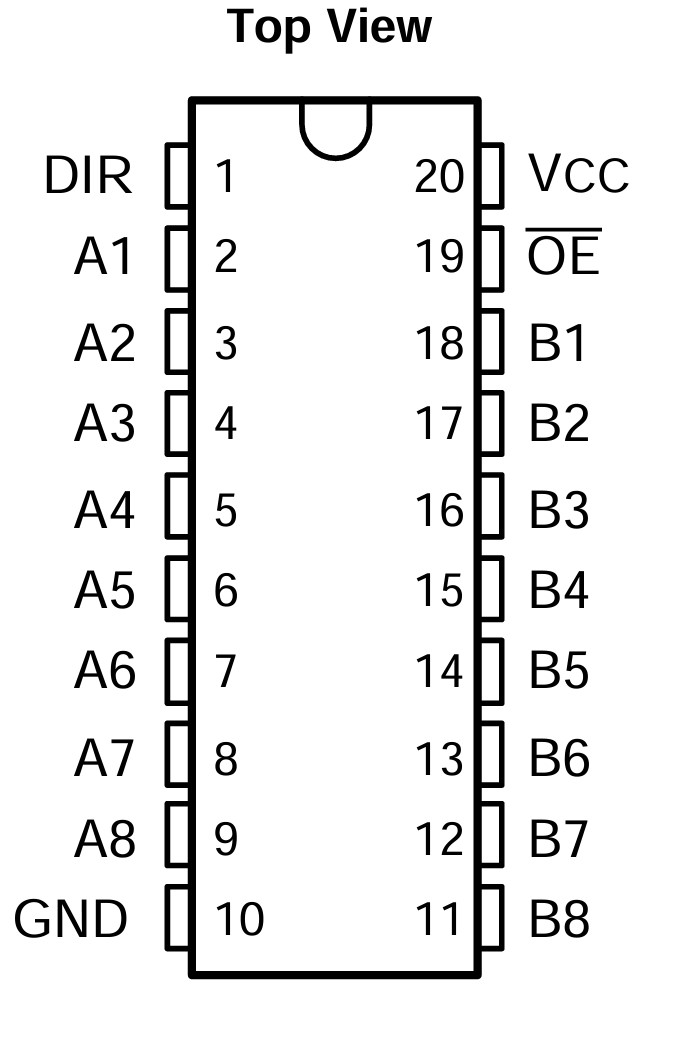 Port Expander IC24 (Sega Mega-Tech) - RetroSix Wiki