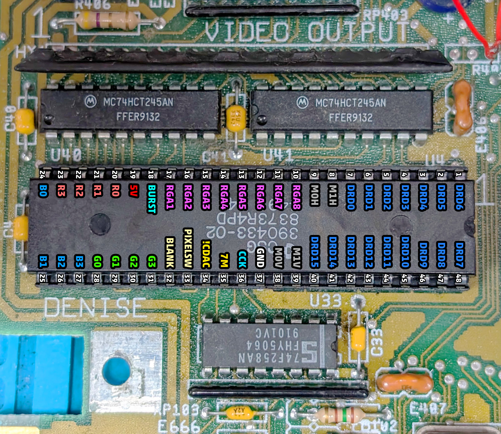 Denise (Amiga 500) - RetroSix Wiki