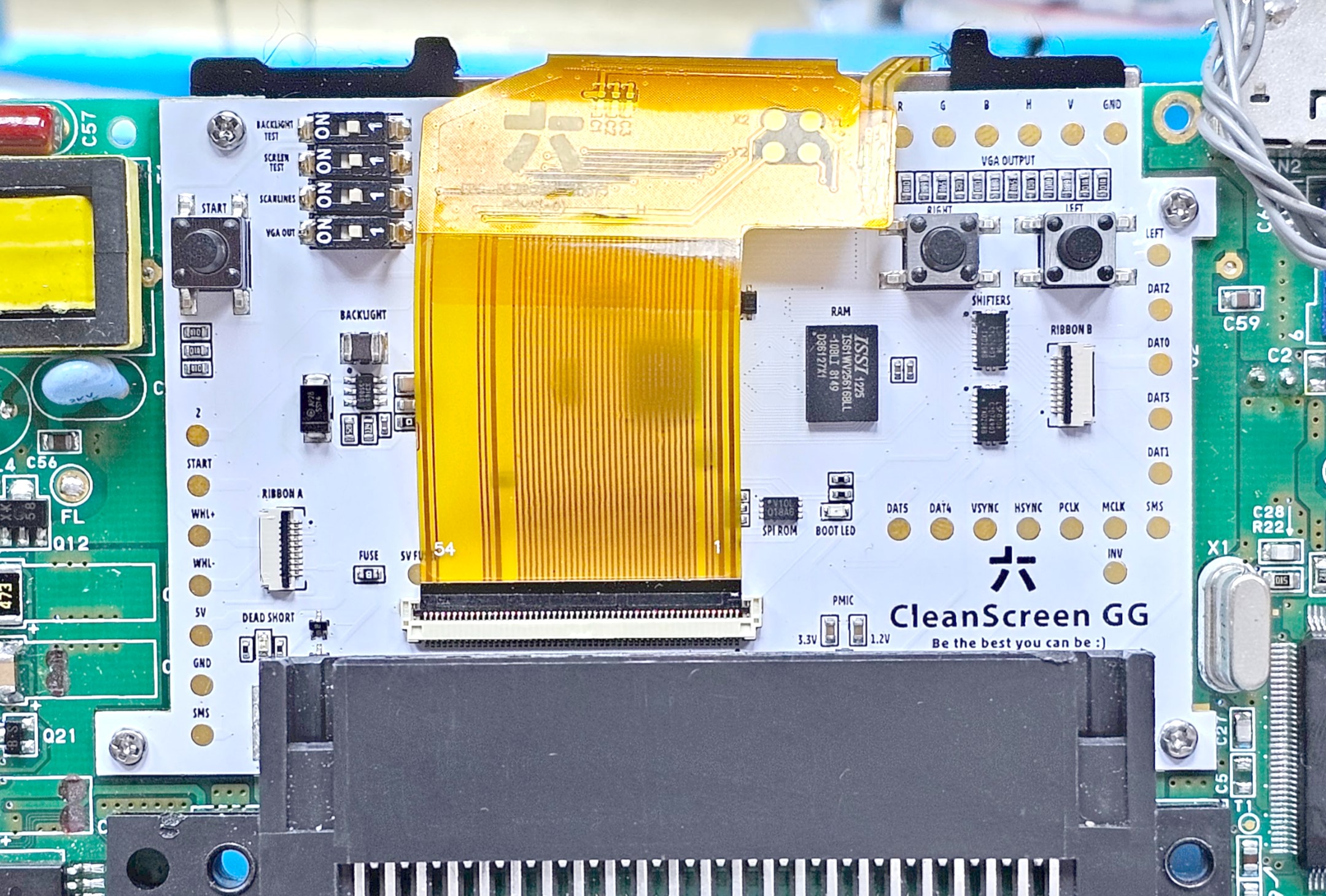 CleanScreen V3.0 Game Gear (VA4 VA5) - RetroSix Wiki