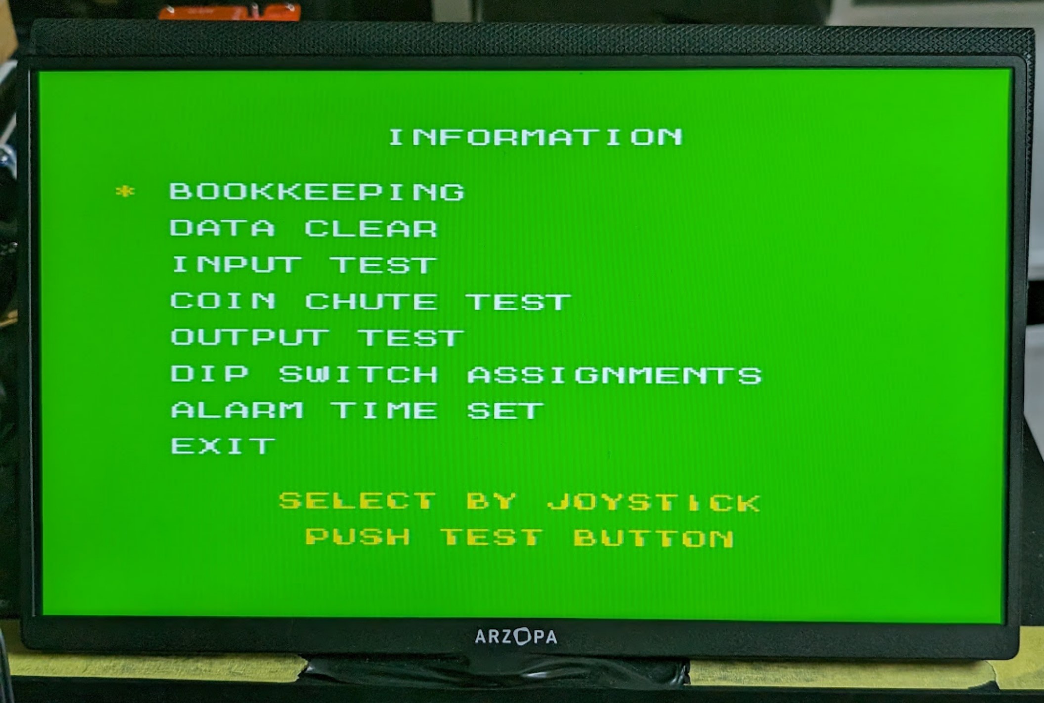 Test Mode (Sega Mega-Tech) - RetroSix Wiki