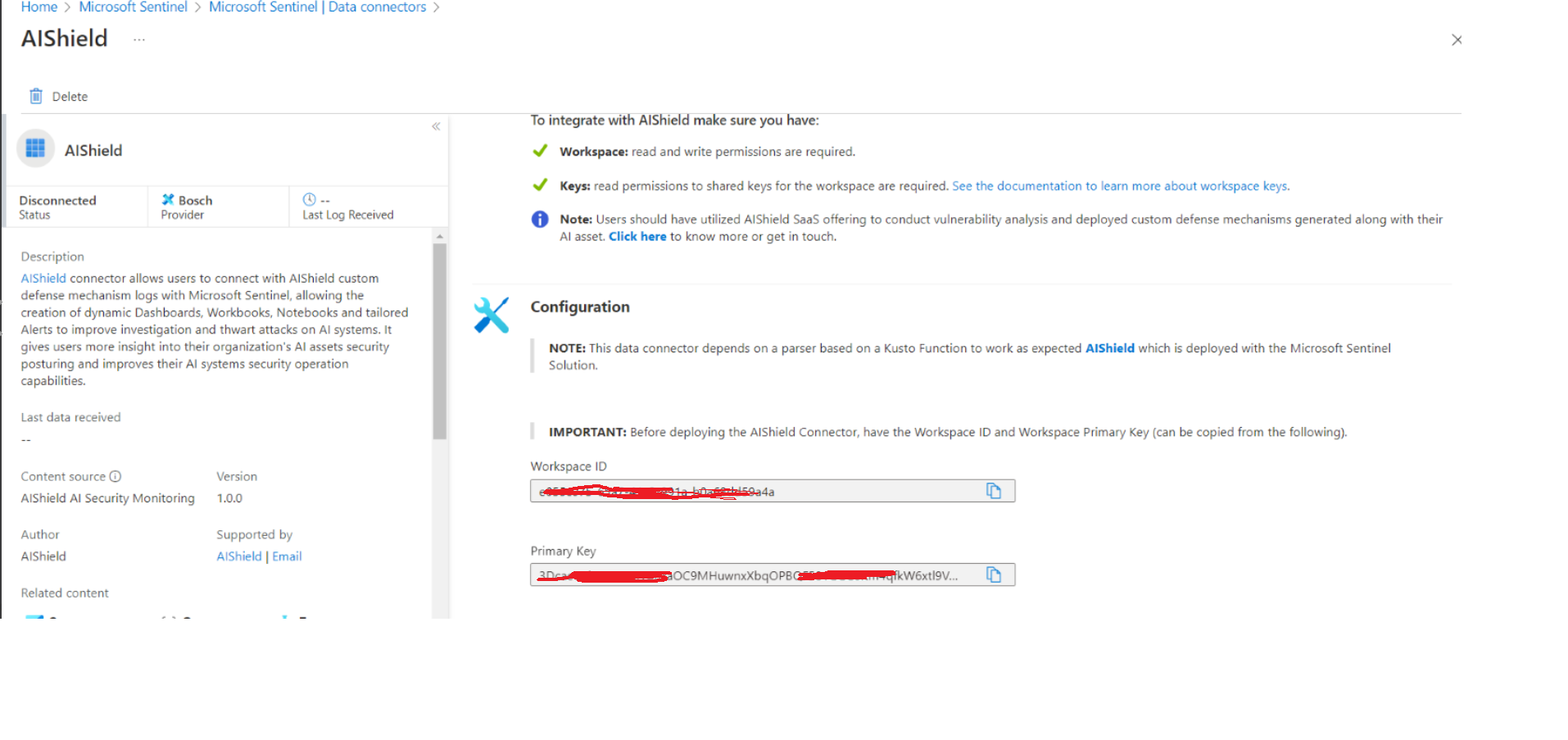 Sentinel - AIShield Docs