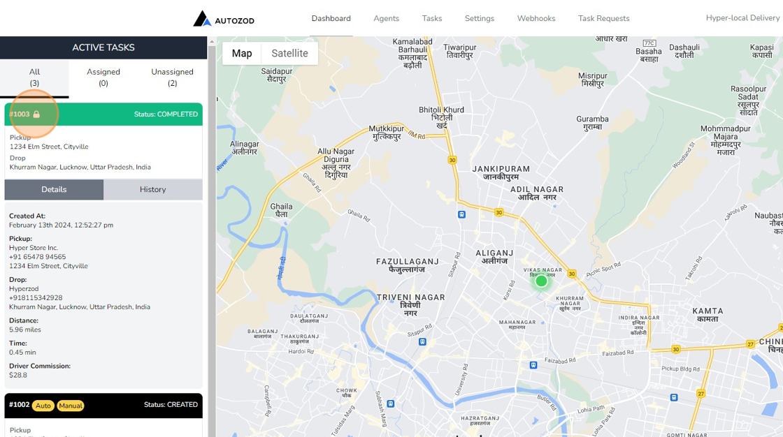 Dashboard - Hyperzod help center
