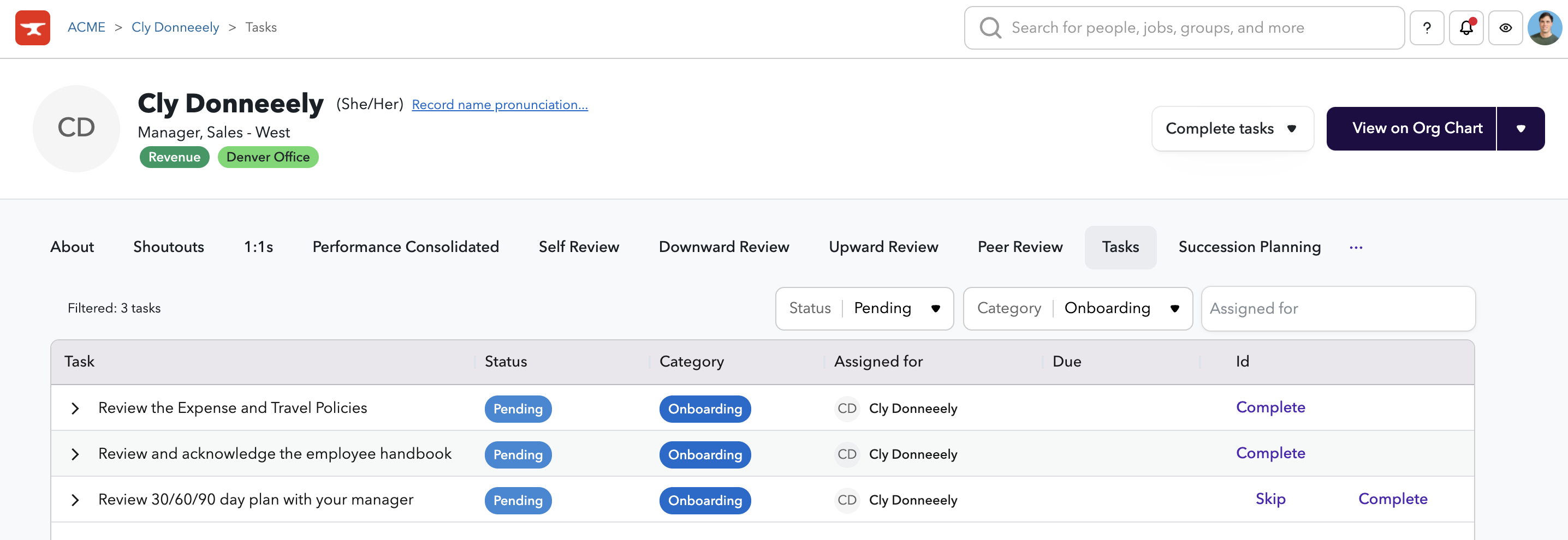 Onboarding & Offboarding - ChartHop documentation