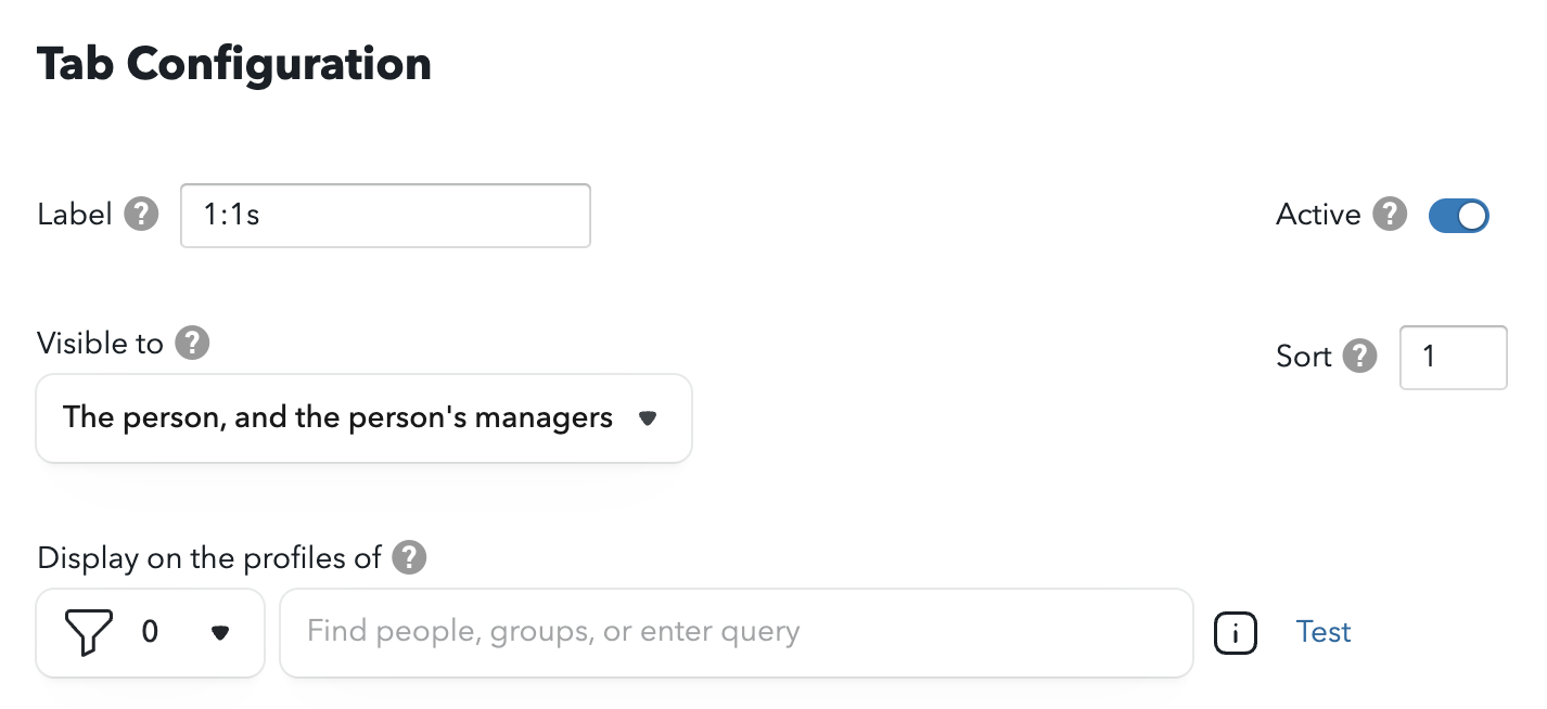 Custom profile tabs - ChartHop documentation