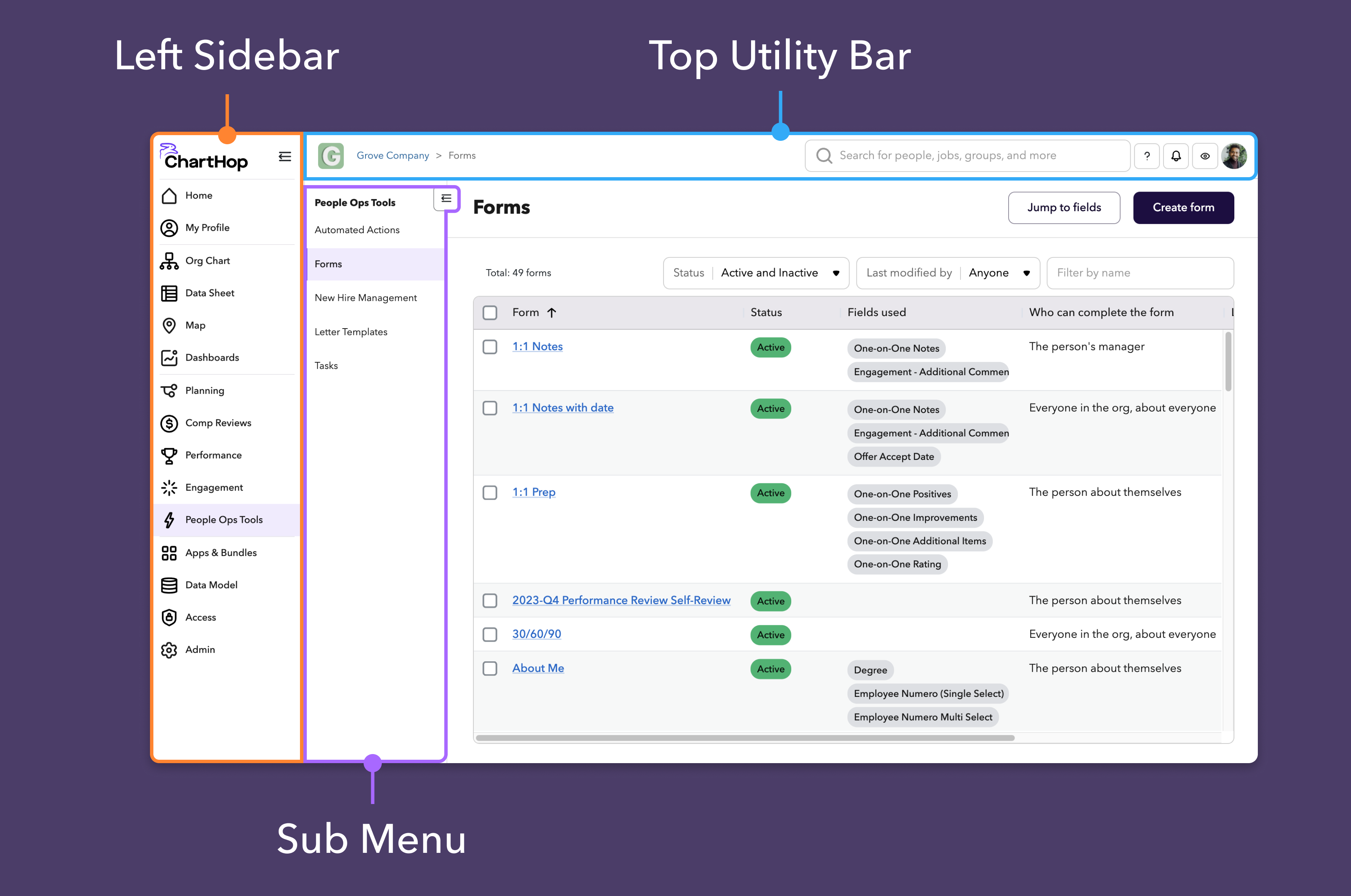 Navigating ChartHop - ChartHop documentation