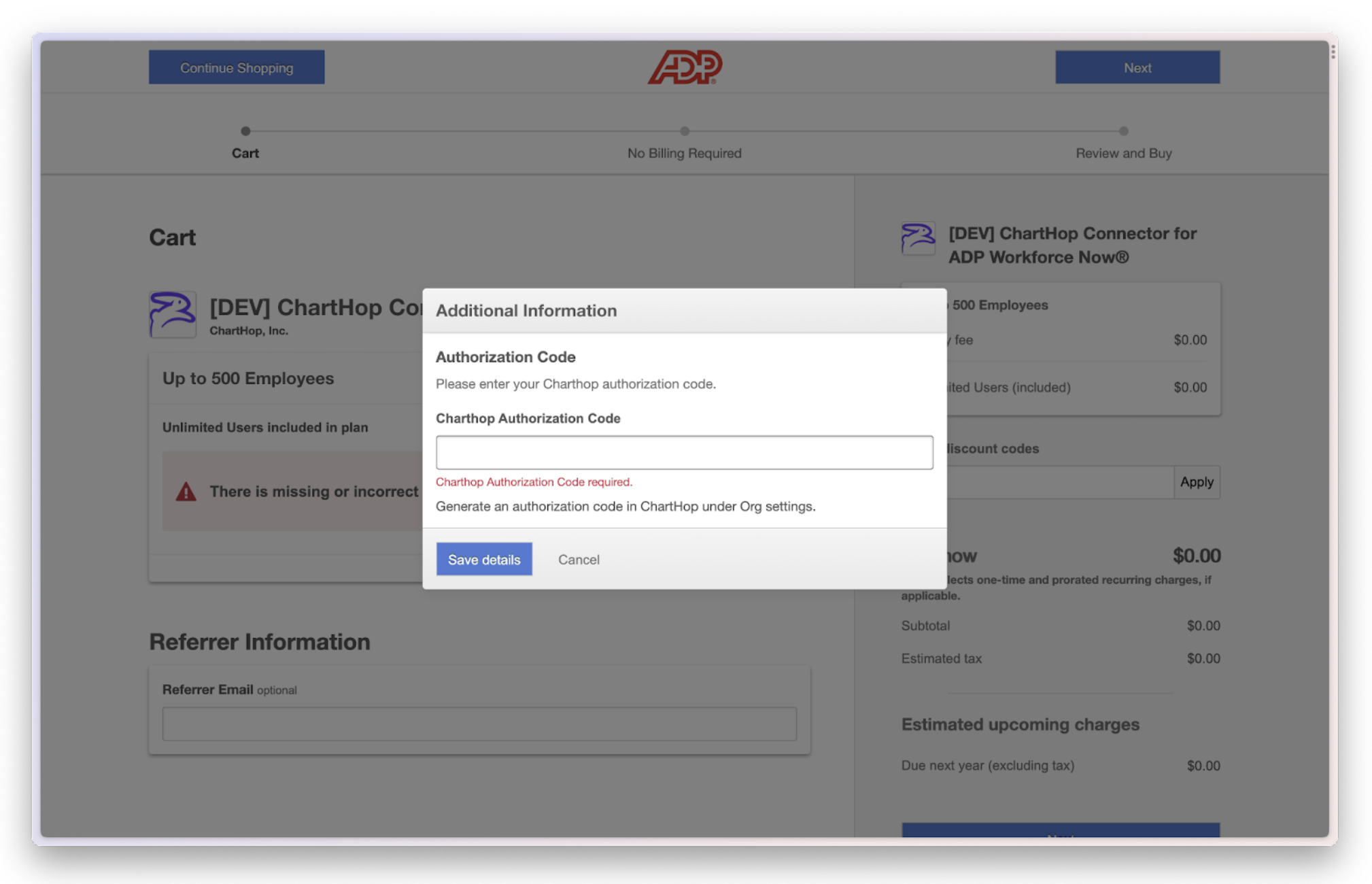 Installing the ADP Data Connector - ChartHop documentation