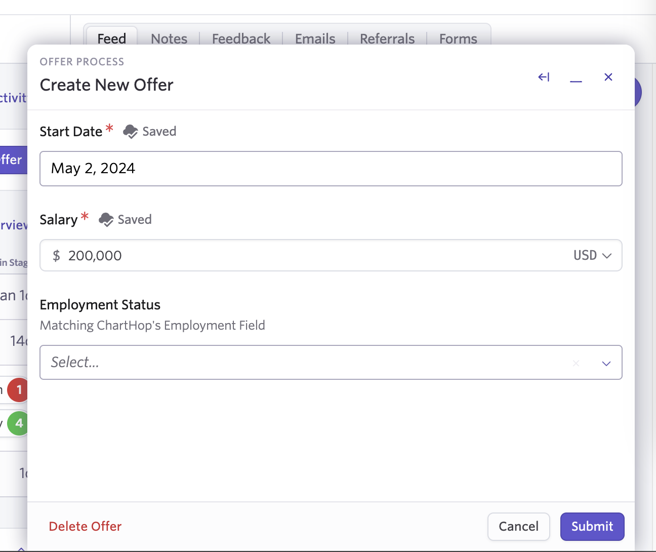Ashby Integration - ChartHop documentation