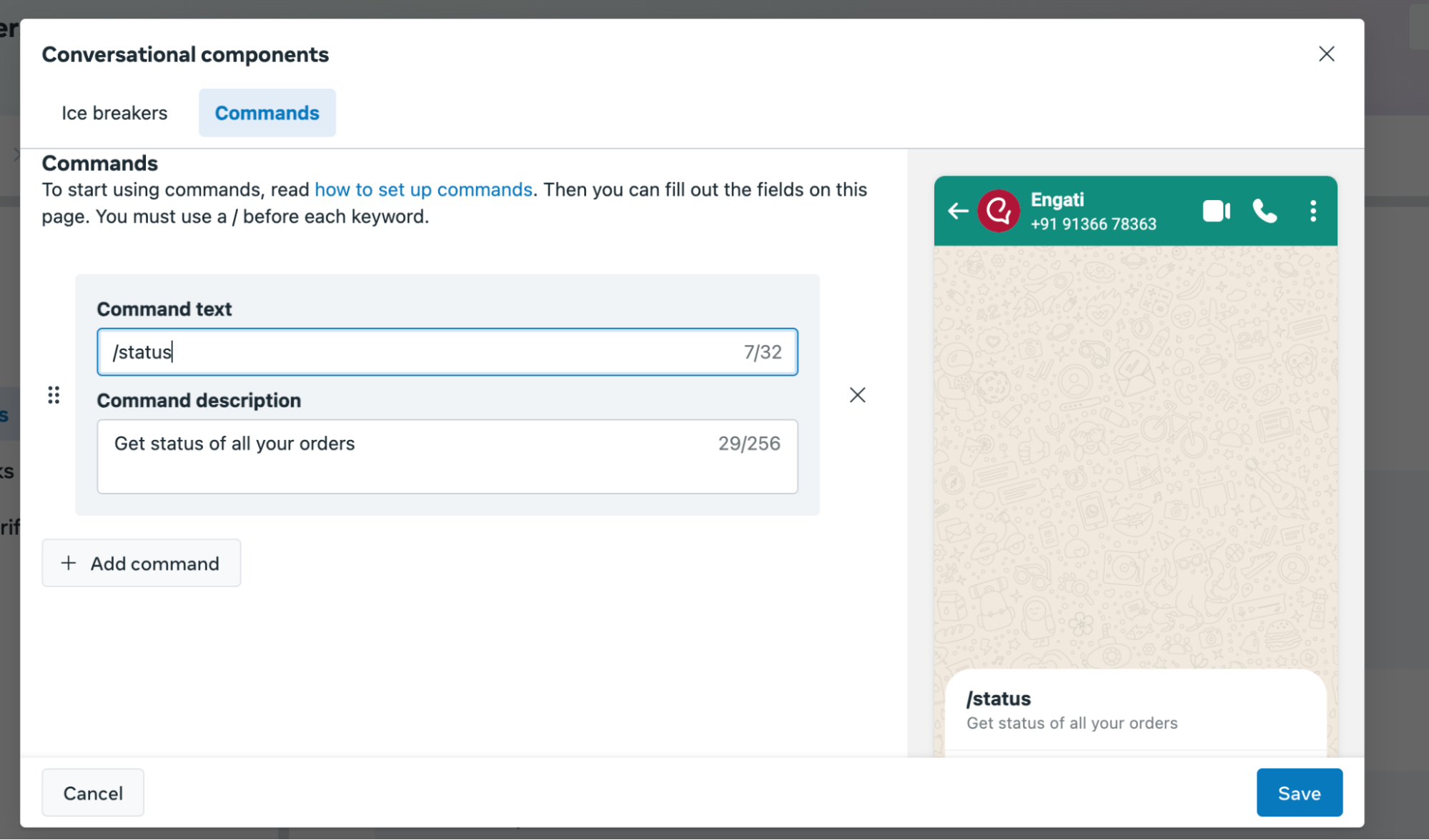 Conversational Components - Engati Product Docs Conversational Components - Engati Product Docs
