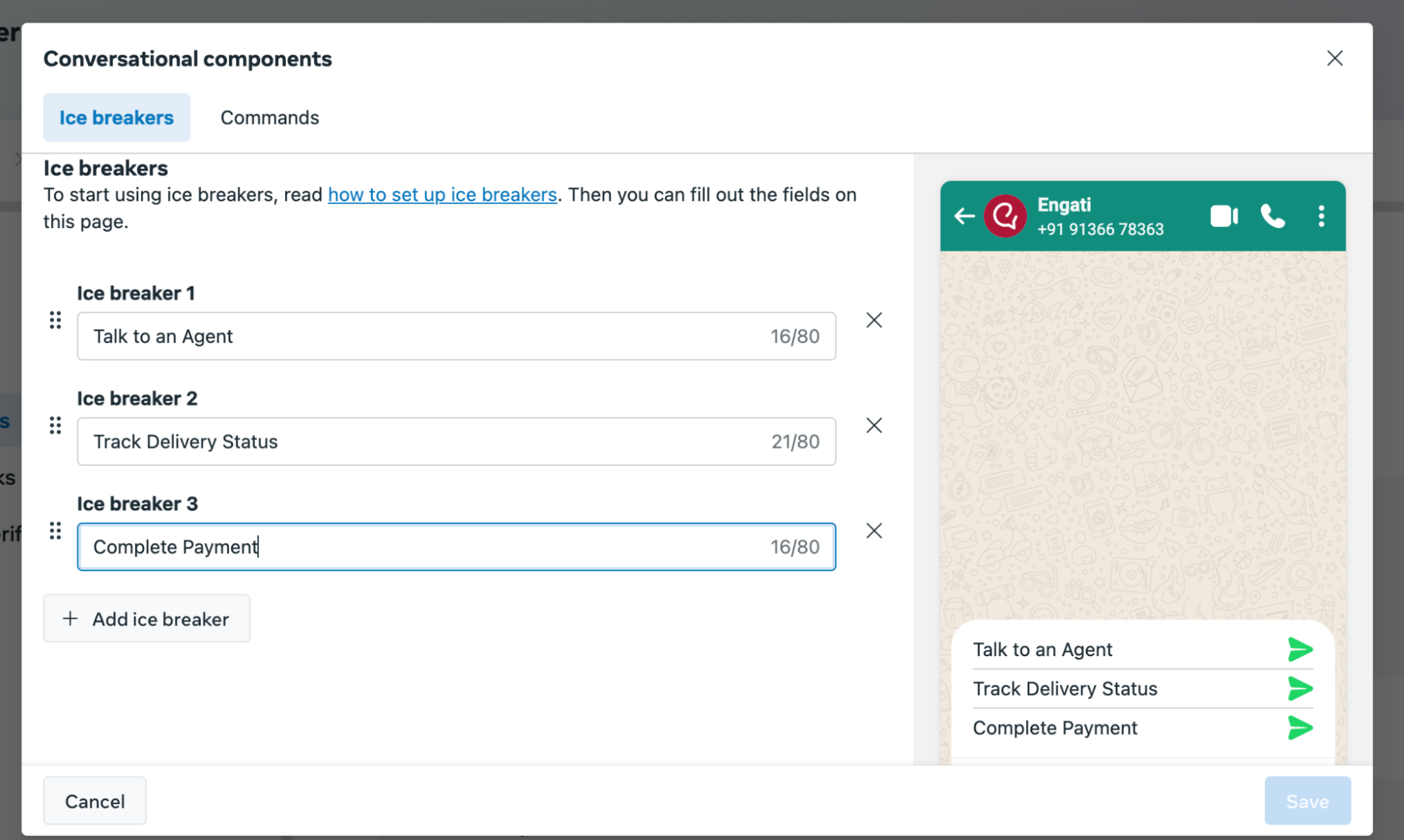 Conversational Components - Engati Product Docs Conversational Components - Engati Product Docs
