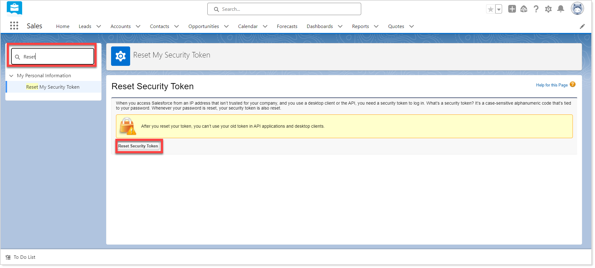 Setup Salesforce - Third- Party Integrations