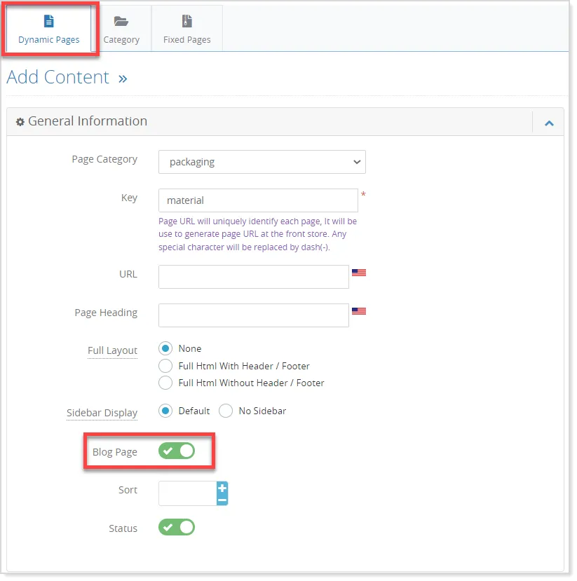 CMS Blocks Setup - User Manual
