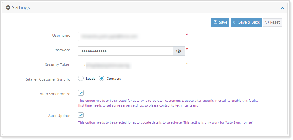 Setup Salesforce - Third- Party Integrations