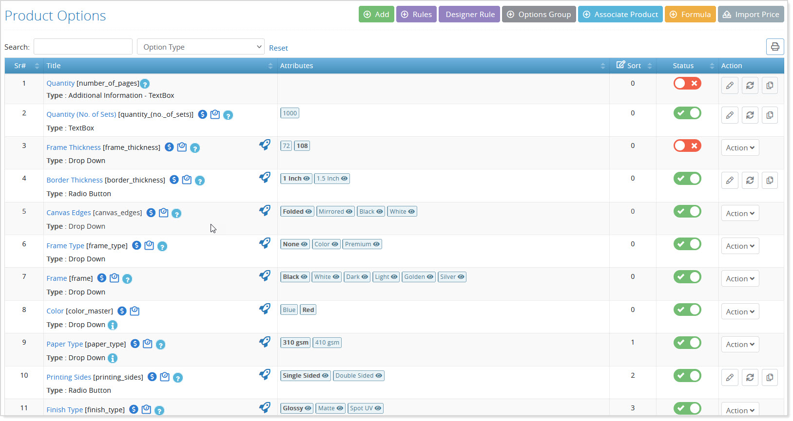 Master Options - User Manual