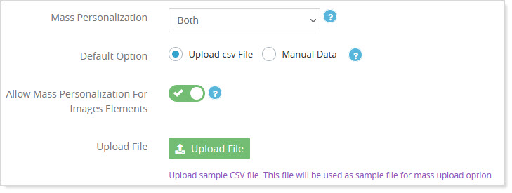 Mass Template Personalization - User Manual