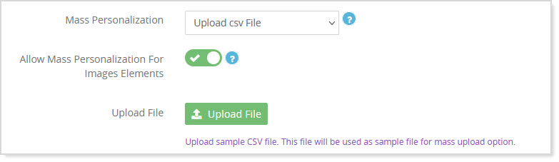 Mass Template Personalization - User Manual