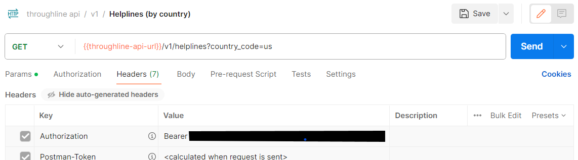 Getting Started - ThroughLine API