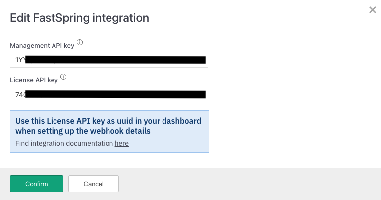 FastSpring Contextual Store - LicenseSpring Documentation