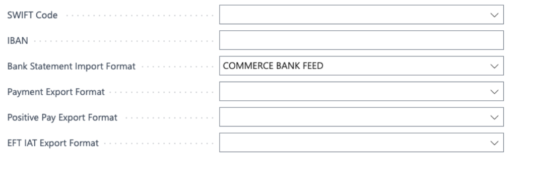 Enabling Bank Feeds (BC365) - Commerce Bank