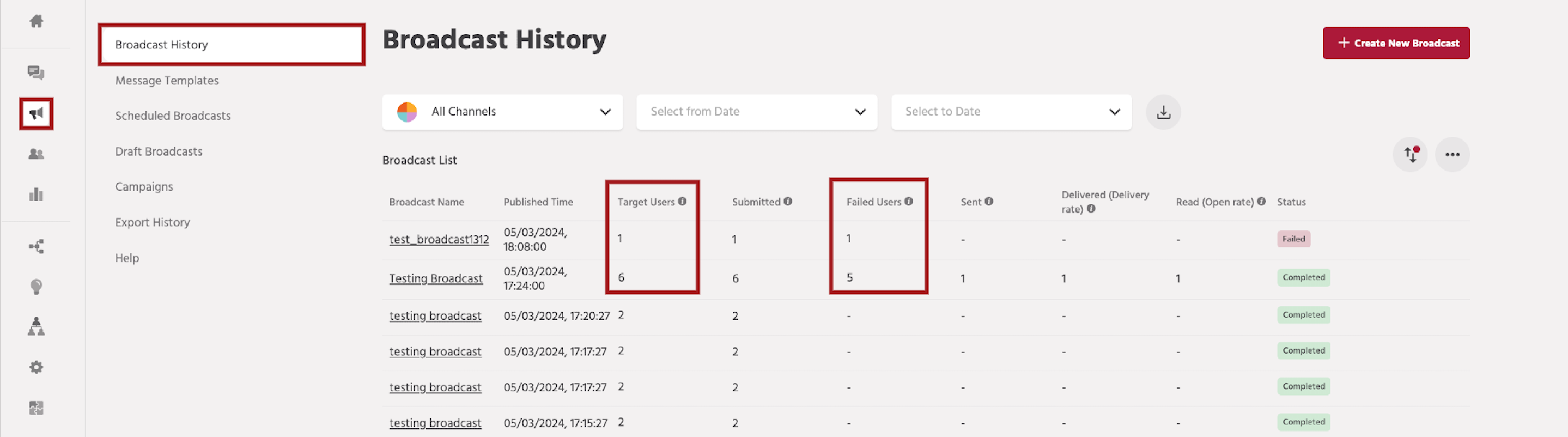 Creating a Broadcast - Engati Product Docs