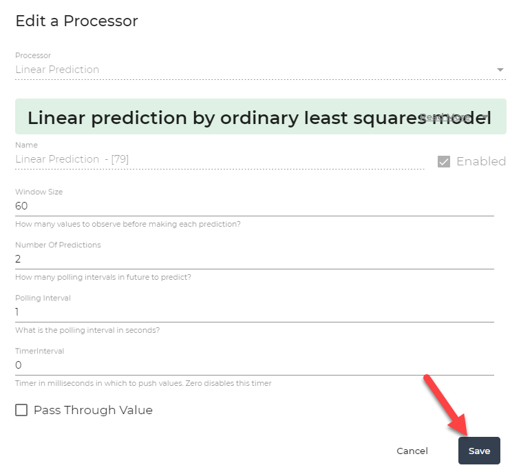 Use the Linear Prediction Function | Litmus Automation Documentation - Litmus Technical ...