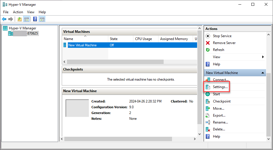 Hyper-V | Litmus Automation Documentation - Litmus Technical Documentation
