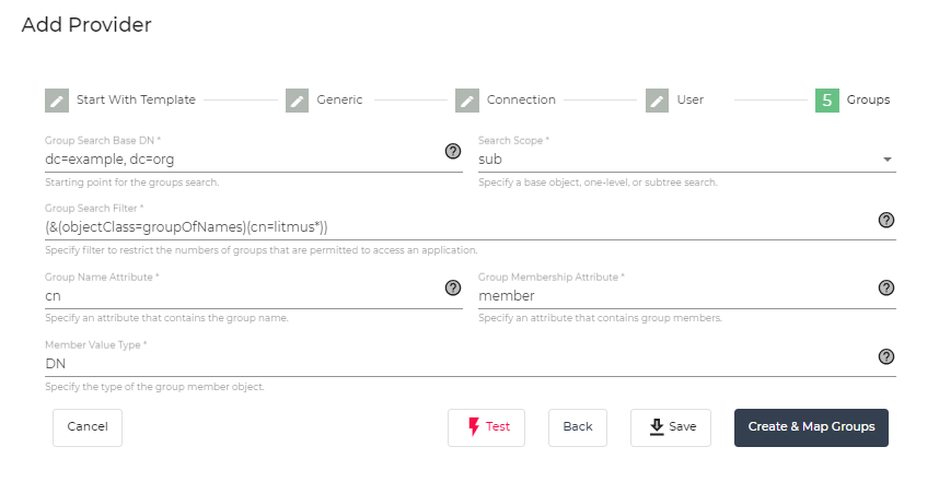 Set Up Ldap Using An Openldap Container Litmus Automation Documentation Litmus Technical