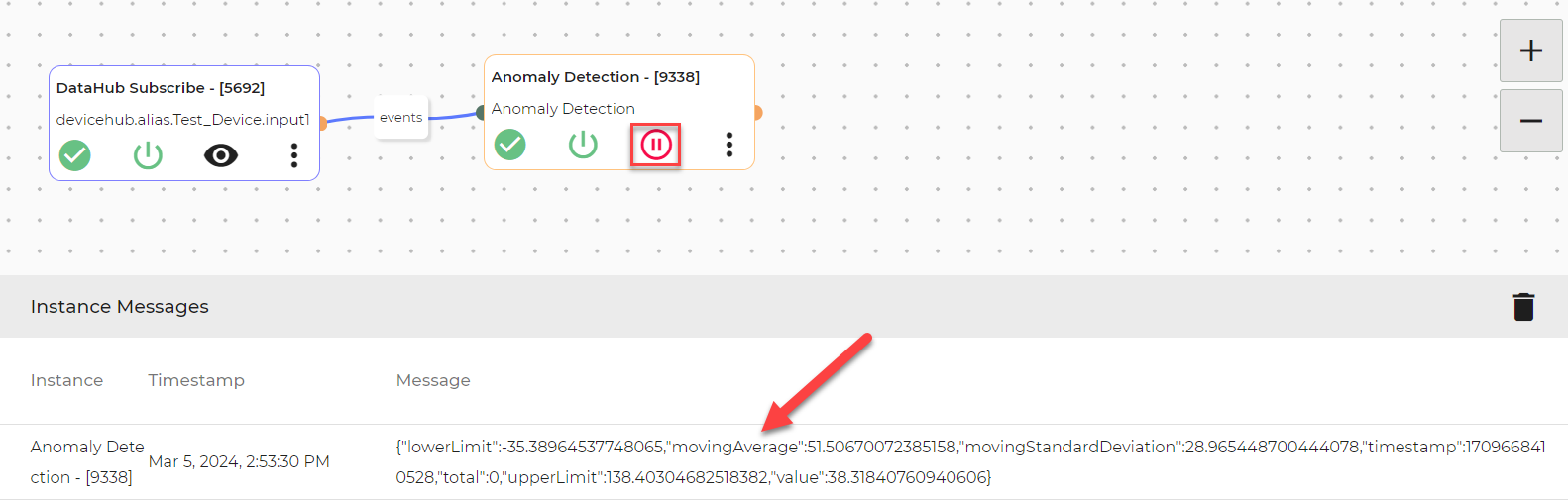 Use the Anomaly Detection Function - Litmus Technical Documentation