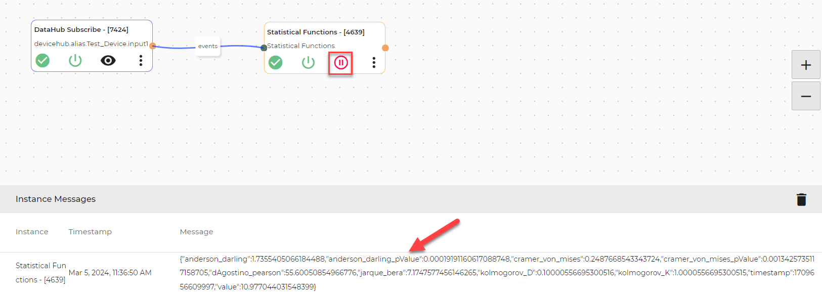 Use The Statistical Tests Function Litmus Automation Documentation Litmus Technical 