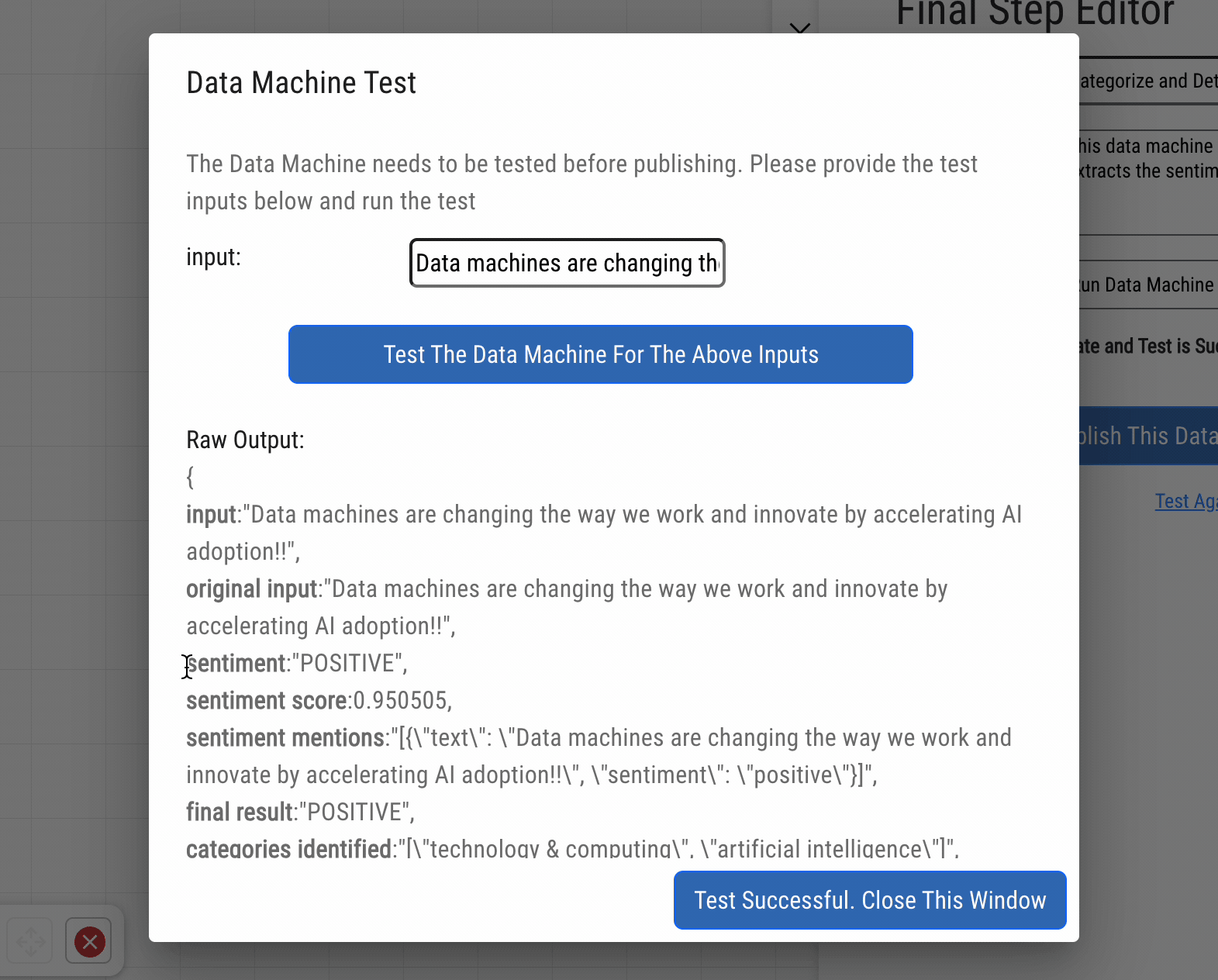 Creating a Data Machine - Qualetics Documentation - AI, Live Analytics & Insights