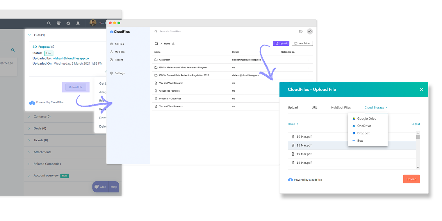 CloudFiles Security Features Tutorial - Web App