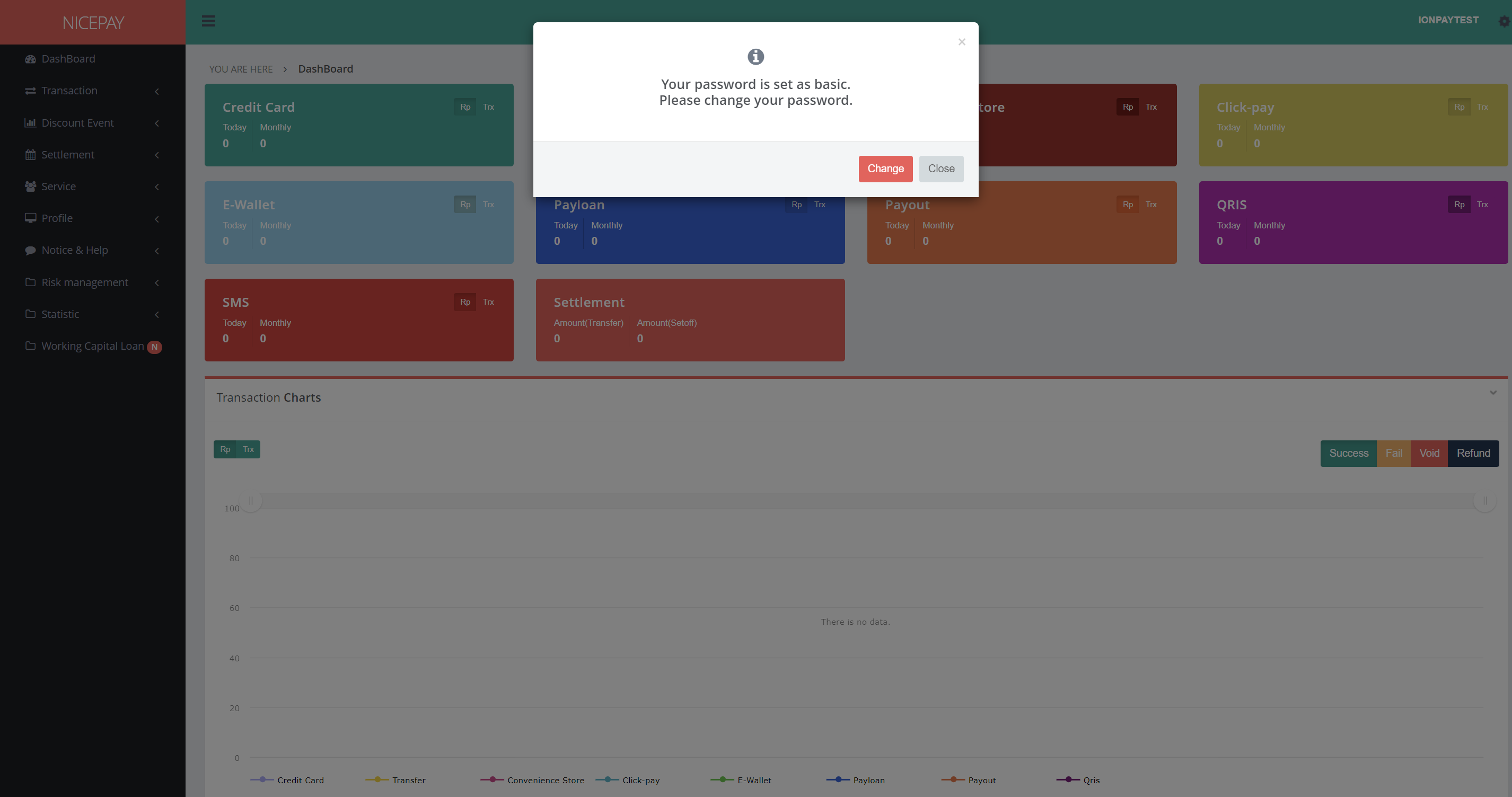 Login - NICEPAY Docs