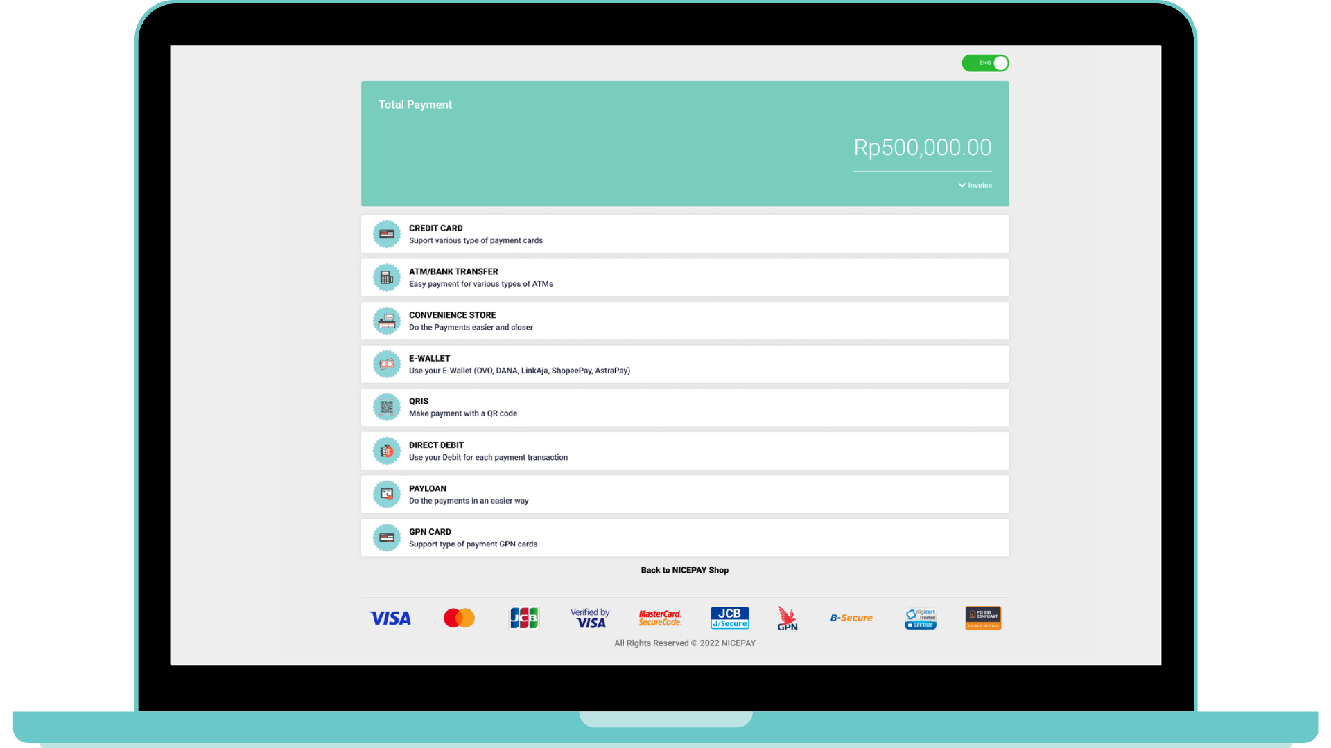 NICEPAY API V2 QRIS - API Checkout - NICEPAY Docs