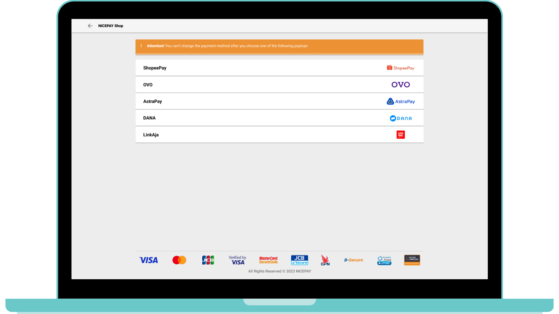 NICEPAY API V2 E-Wallet - API Checkout - NICEPAY Docs