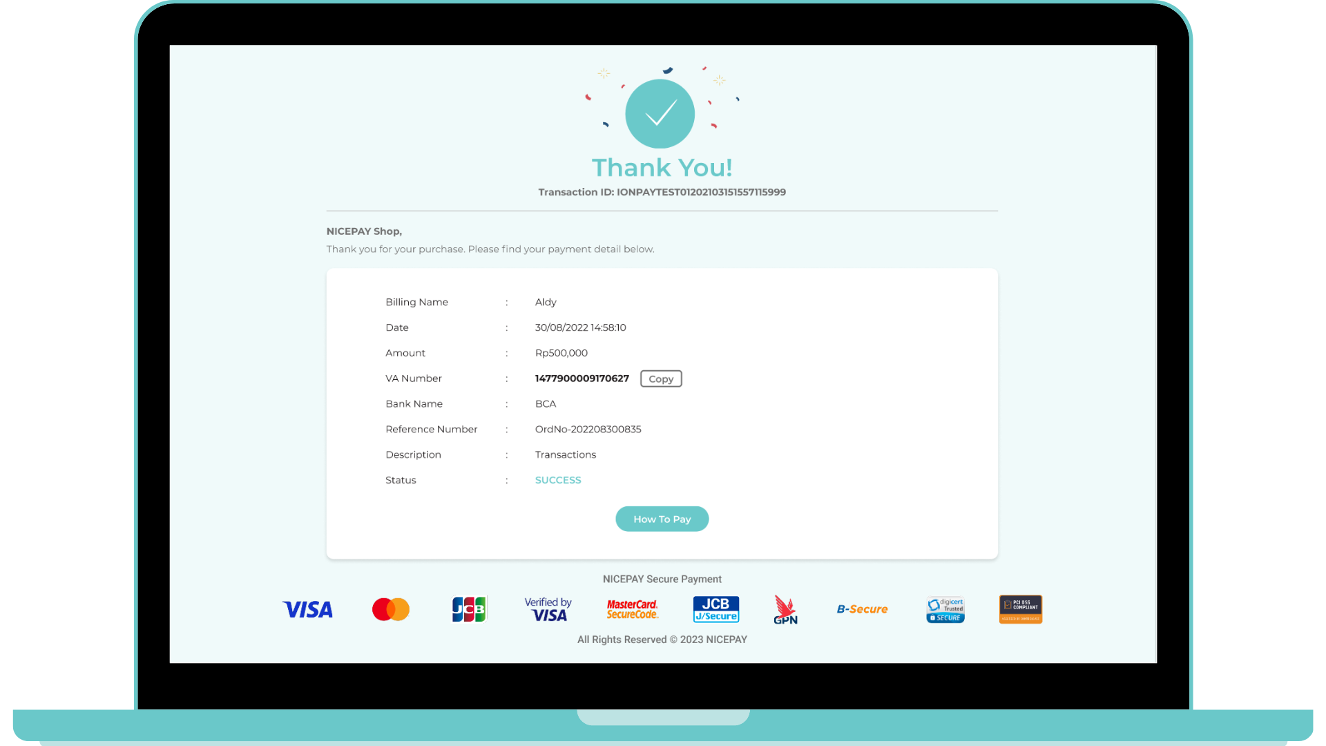NICEPAY API V2 Virtual Account - API Checkout - NICEPAY Docs