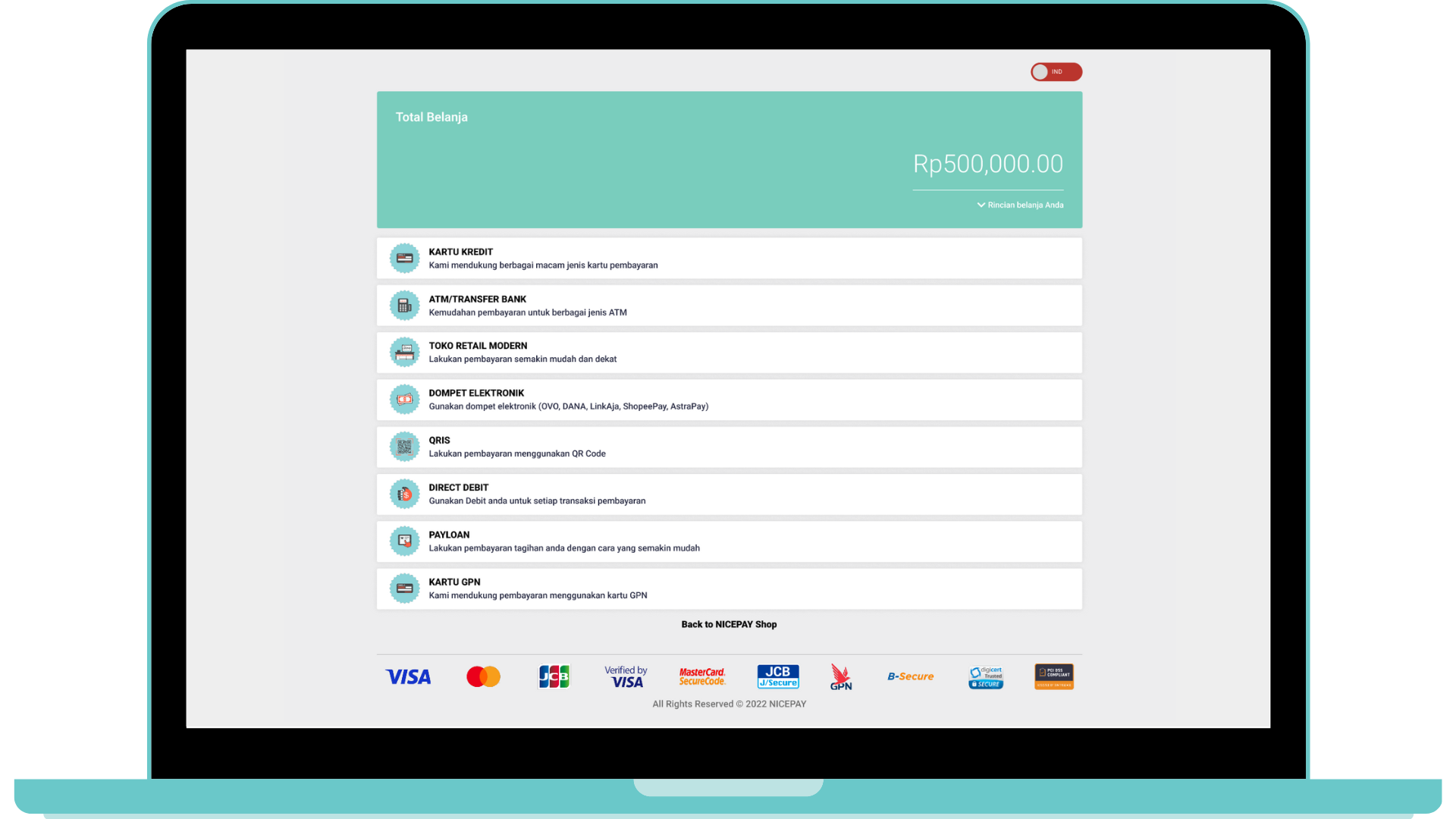 NICEPAY API V2 Virtual Account - API Checkout - NICEPAY Docs