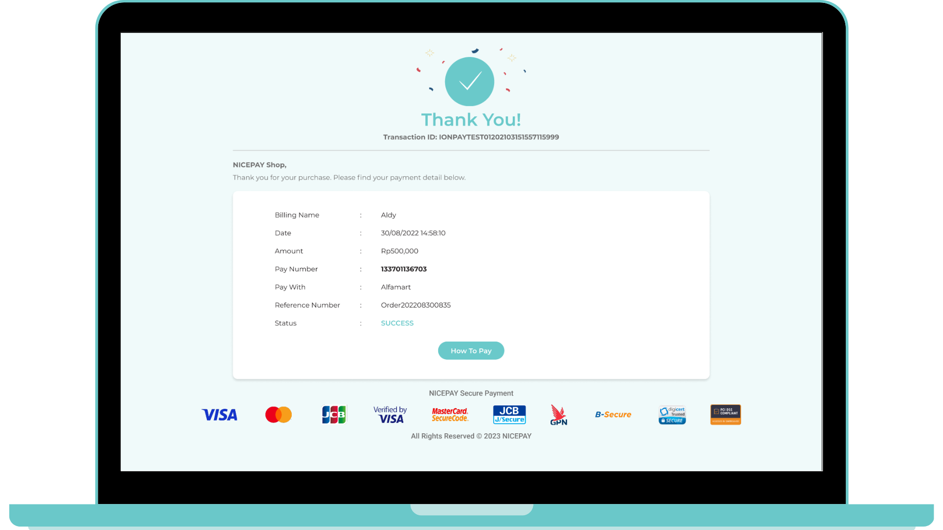NICEPAY API V2 Convenience Store - API Checkout - NICEPAY Docs