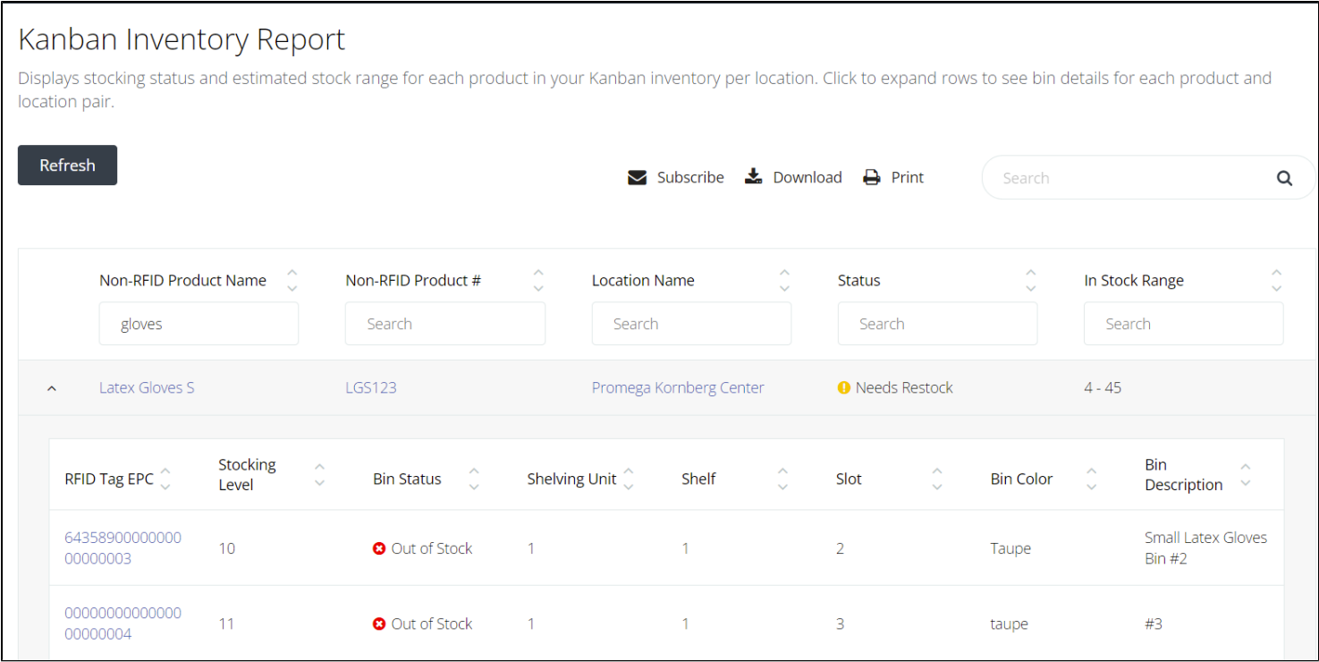 Kanban Inventory Management - Stratosphere