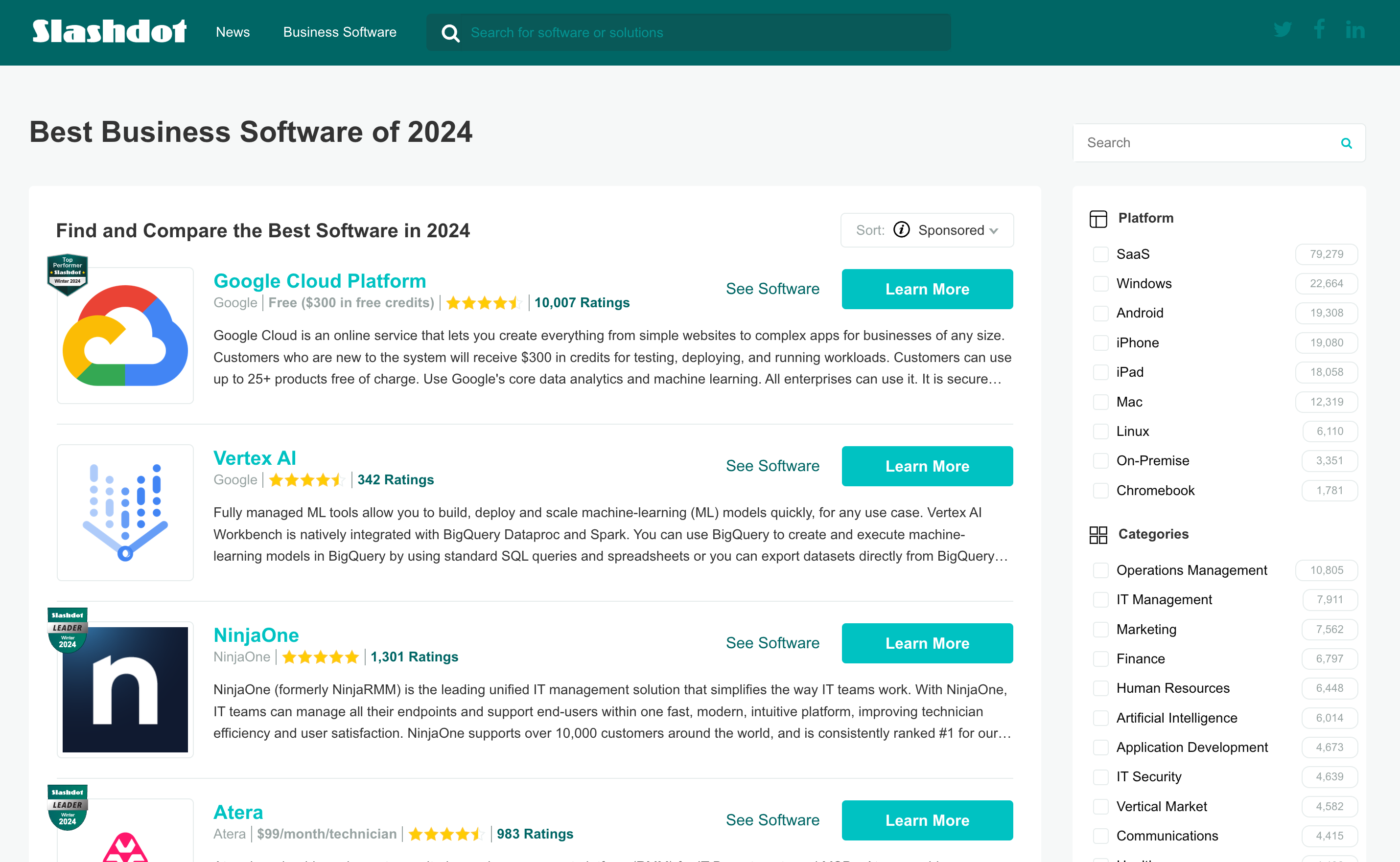 SourceForge Product Page - SourceForge