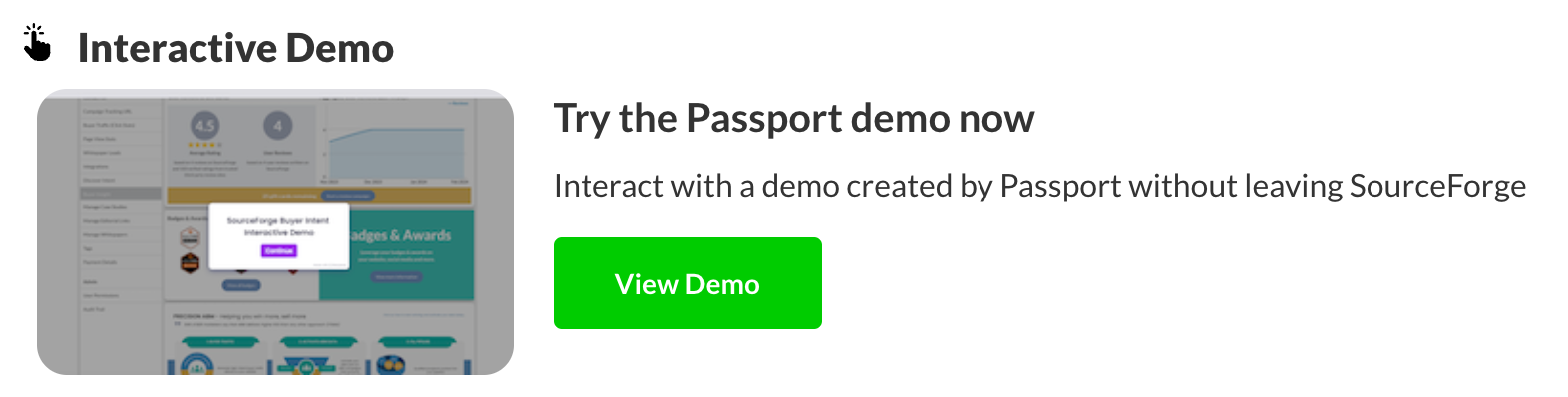 SourceForge Product Page - SourceForge