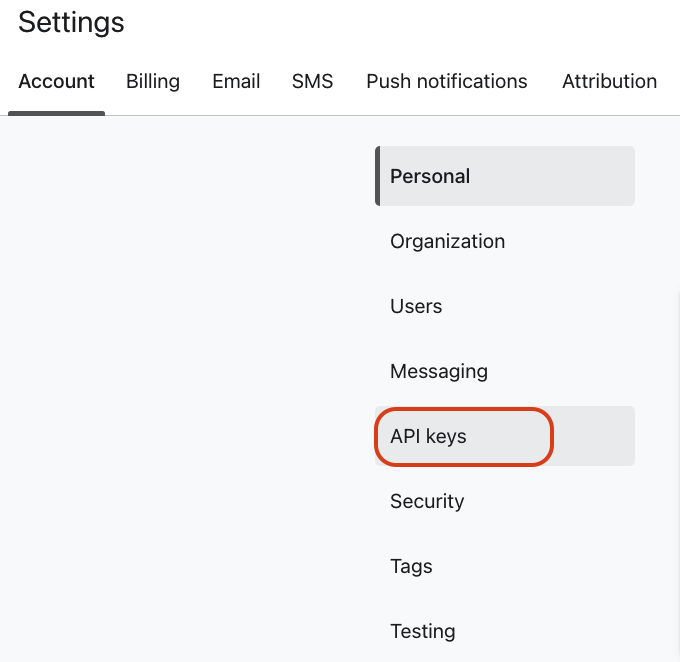 Create Api Key 